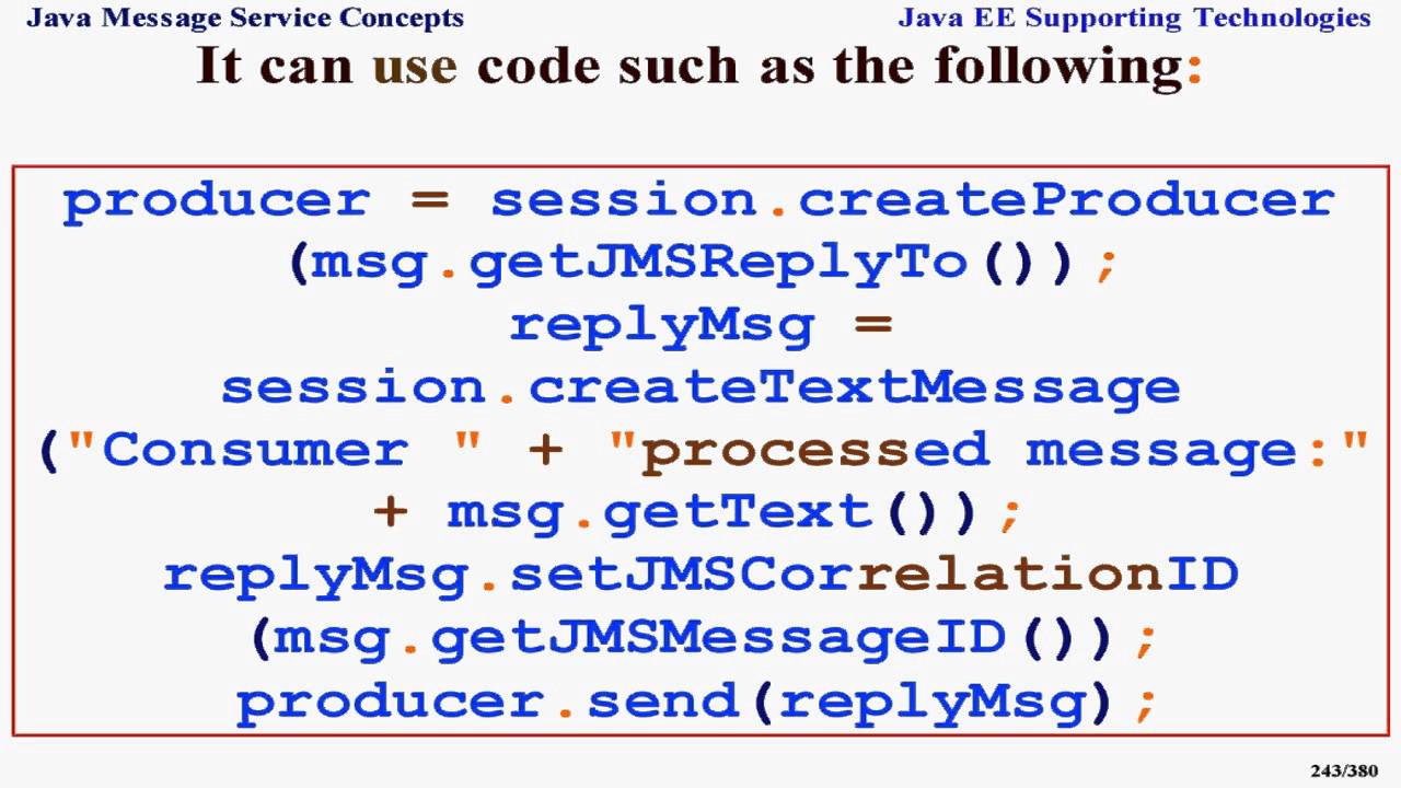 Java Message Service Concepts