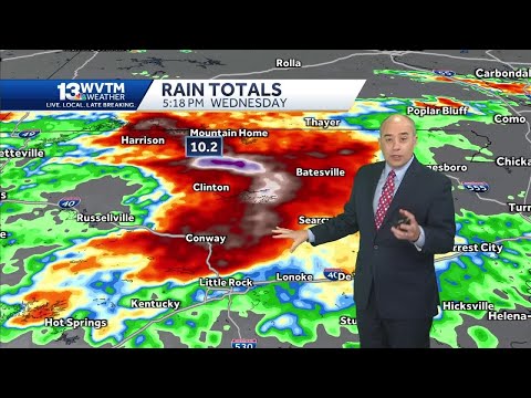 Flash flooding possible as Alabama's weather forecast brings in more soaking, heavy thunderstorms...