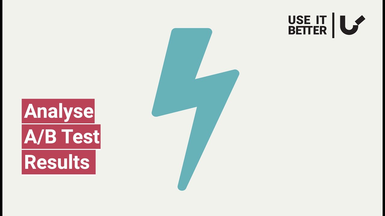 Analyse results of your A/B tests