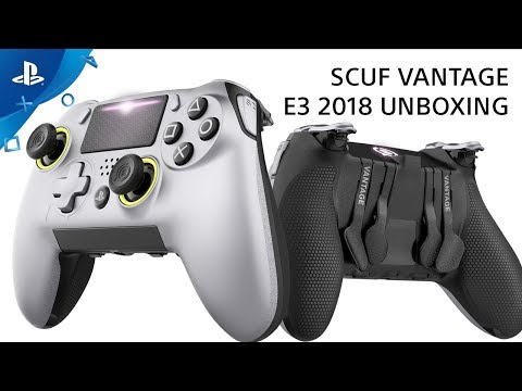 SCUF Vantage PS4 Controller Unboxing | PlayStation Live From E3 2018