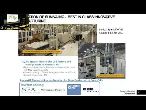 Materials Innovation Symposium:Organic, organic/inorganic & Fully Inorganic Photovoltaic Solar Cells