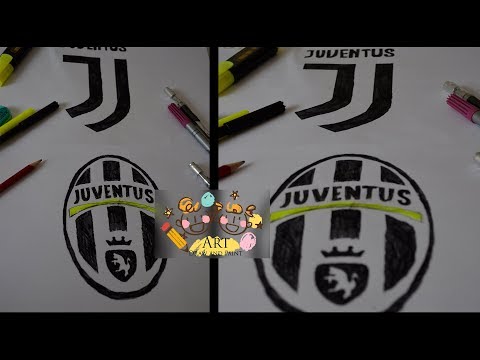 How to Draw Juventus Badge - Draw the Juventus Logo Old and New
