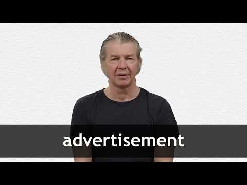 How to pronounce ADVERTISEMENT in American English