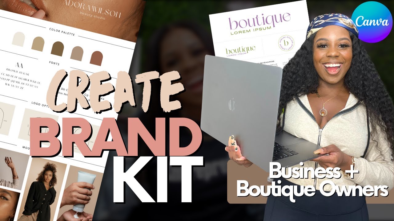 How to Create a BRAND KIT + GUIDELINES for Your Business | Canva Tutorial 2025