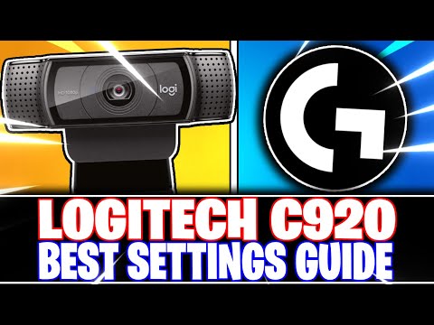 Logitech C920: Best Software Settings (Logitech G Hub Tutorial)