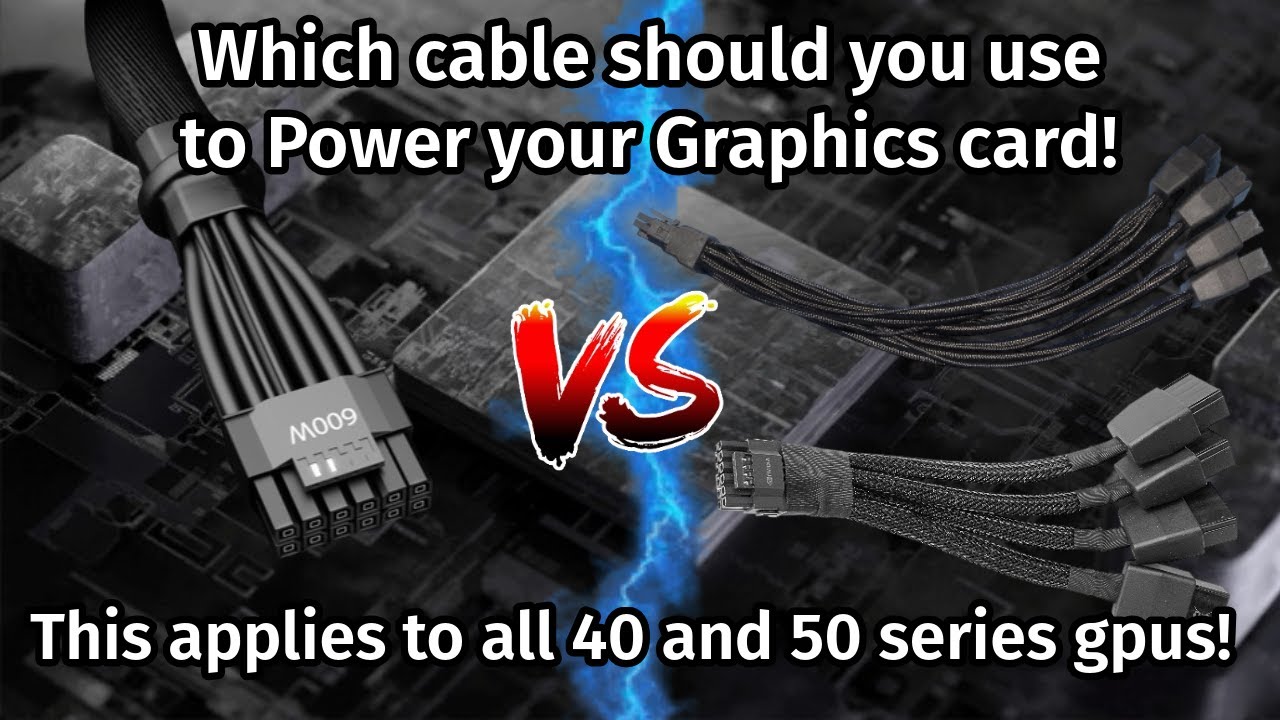What Cable should you use to power your 40 series, or 50 series Graphics card?!