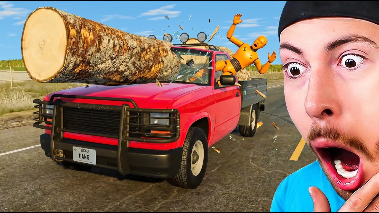MOST EPIC CAR CRASH ANIMATIONS?! (No Seatbelt)