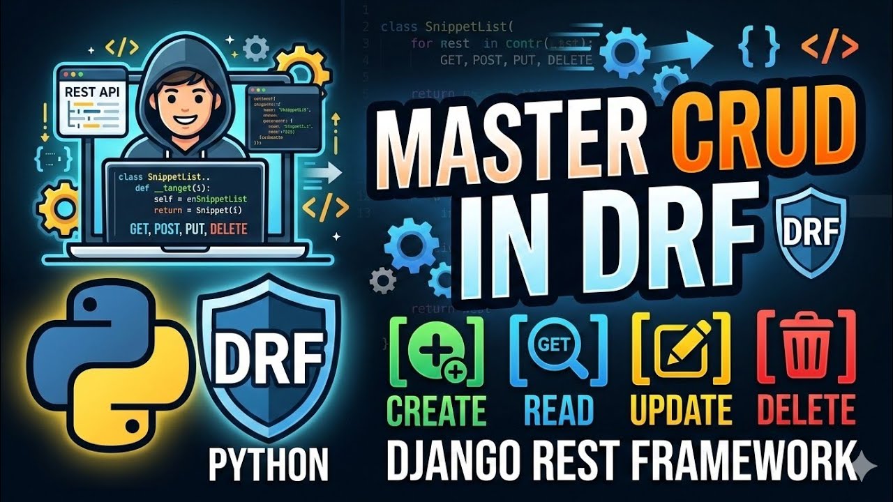 Django Rest Framework (DRF) | Full CRUD Operations | Python Django DRF
