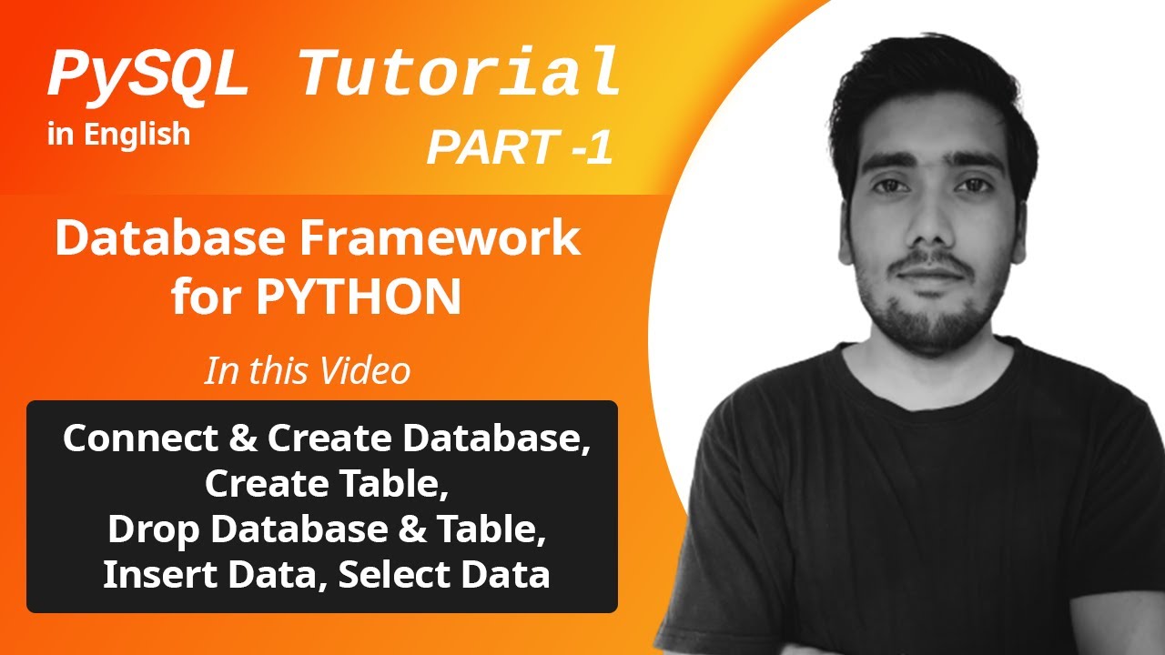 PySQL Tutorial | A Database Framework for Python | Crack with Rohit | Part-1