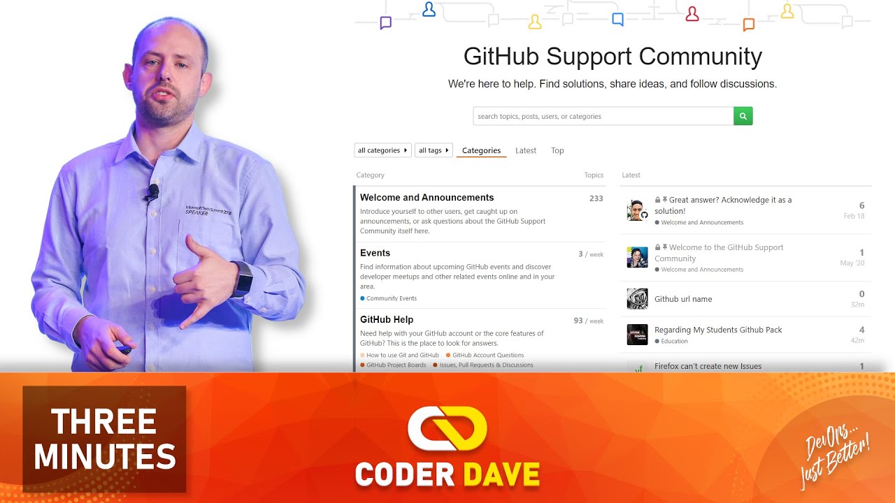 GitHub Community: Find Help, Support and Ideas About GitHub (ft Mickey Gousset)
