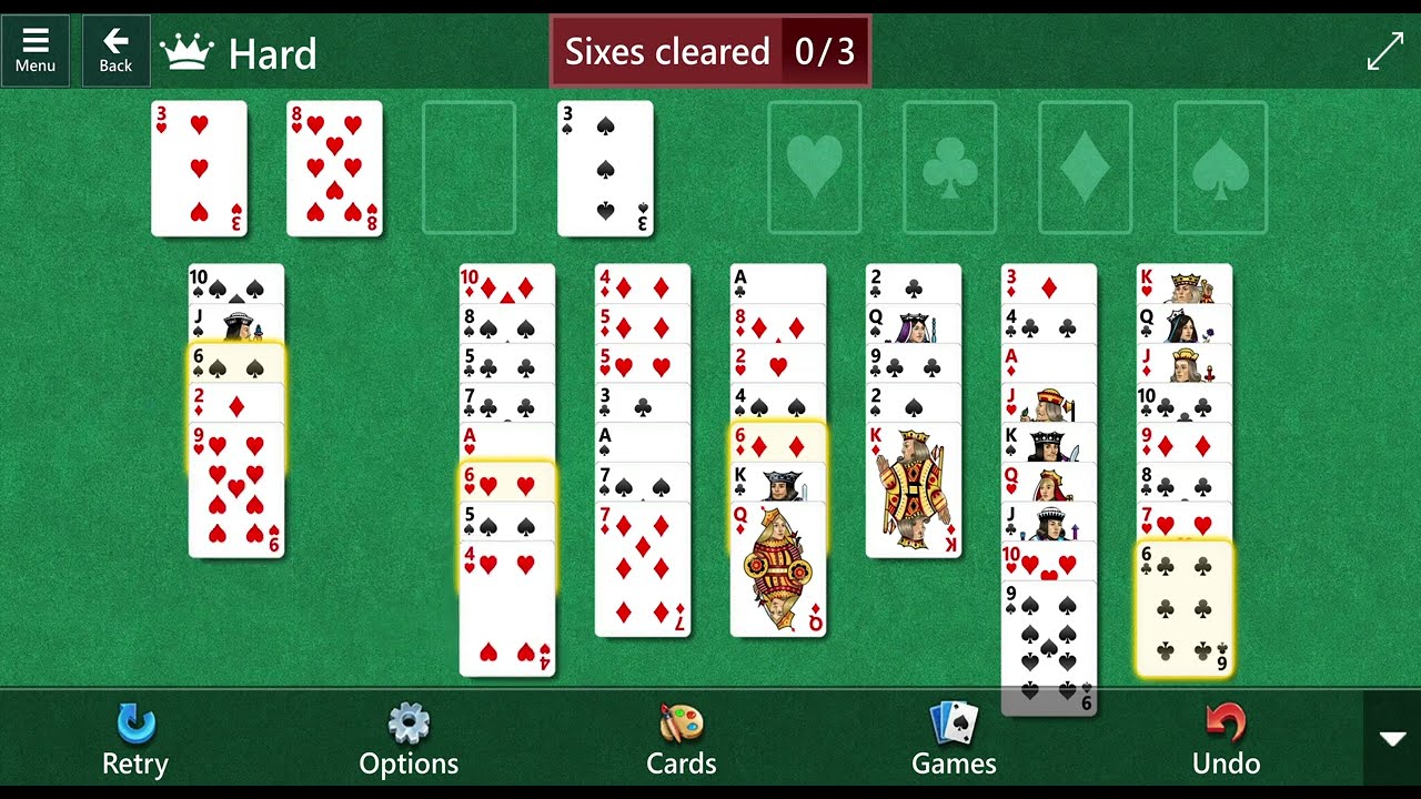 Microsoft Solitaire Collection: FreeCell - Hard - January 8, 2023