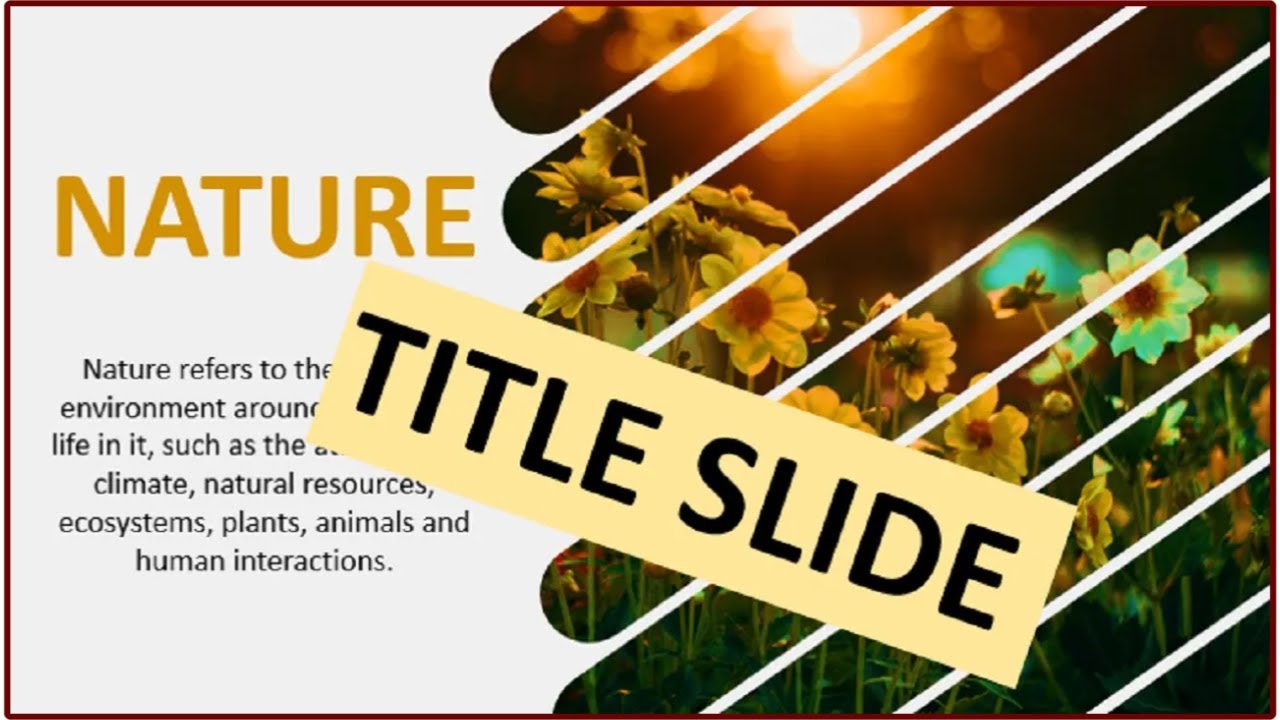Attractive Slide Design Using Rounded Rectangle in PowerPoint | PPT Presentation Skills