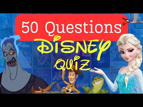 DISNEY QUIZ: Hard Multiple Choice Questions - Only True fans will score 30 or more!