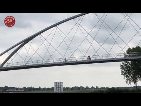 New Cycle bridge Nigtevecht (Prov Utrecht, Netherlands)