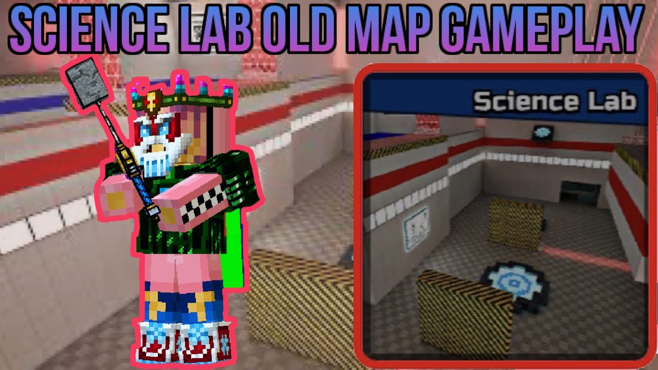 Pixel Gun 3D - Science Lab Old Map Gameplay