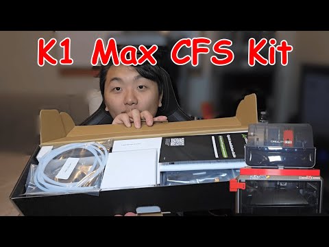 Creality K1 Max CFS Upgrade Kit | Setup and Print