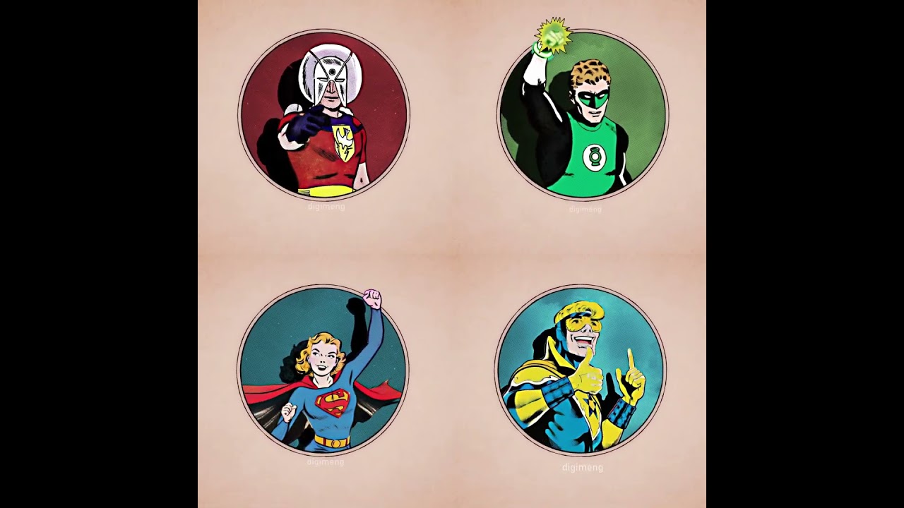 DC Studios intro but it changes for each film PT1 #dccomics #peacemaker  #greenlantern  #supergirl