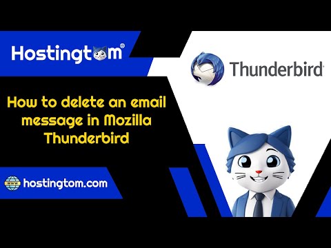 How to delete an email message in Mozilla Thunderbird - Hostingtom