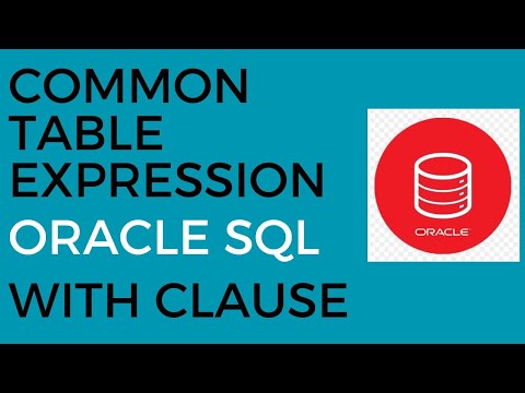Common Table Expression(CTE) in Oracle SQL| With Clause