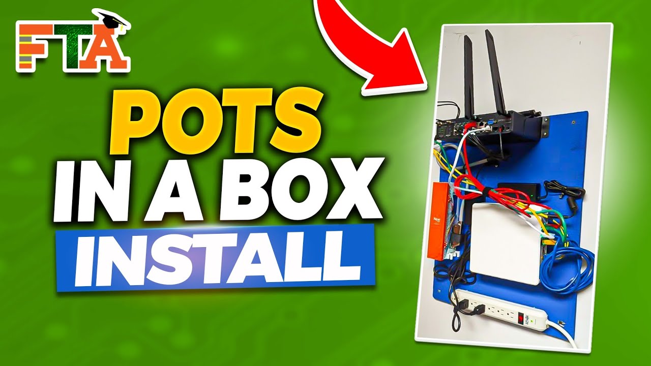 POTS in a Box Install: Pre-Configured Backboard & VeloCloud Setup (Real Field Tech Job)