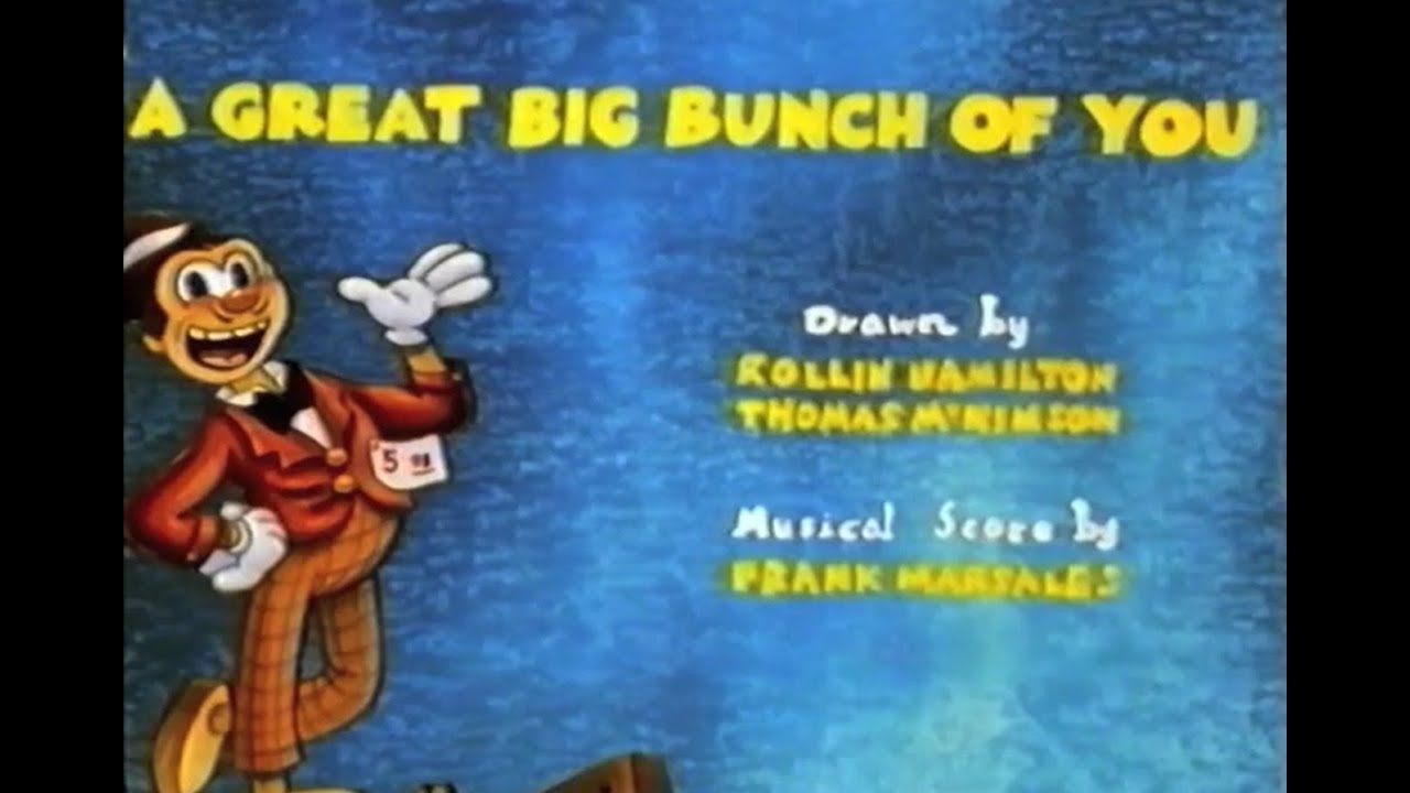 Merrie Melodies - A Great Big Bunch of You (1932) Warner Bros - Colorized