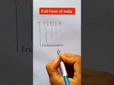 Full Form of India || INDIA Full Form