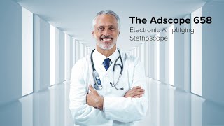 ADC Adscope 658 Electronic Stethoscope, Adult 658MRS