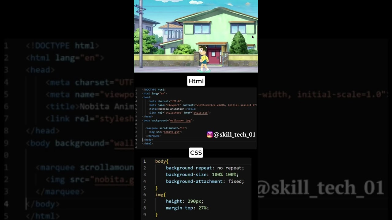 Animation By using Html & Css #css #html #animation