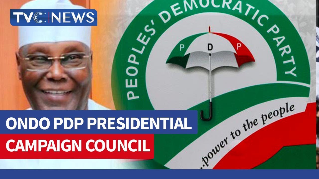 Ondo PDP Inaugurates Presidential Campaign Council