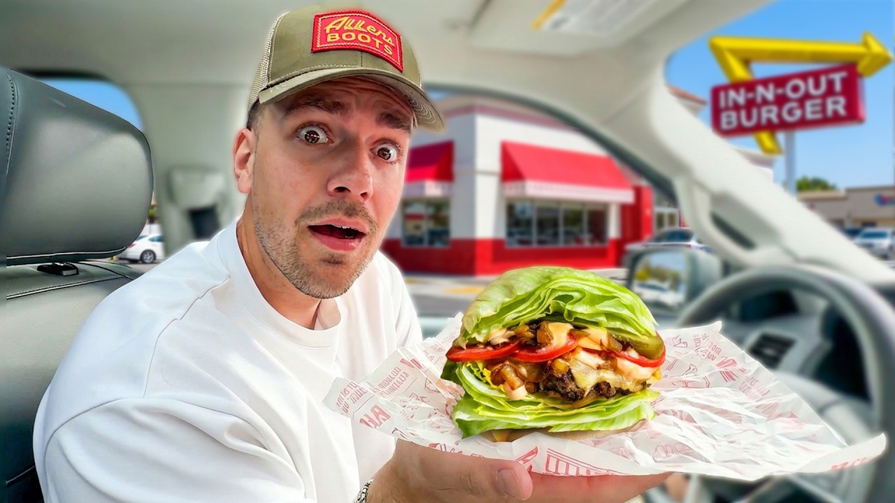 Ich teste FASTFOOD vom GEHEIMEN MENÜ 😳🥤 (ich habe übertrieben...)