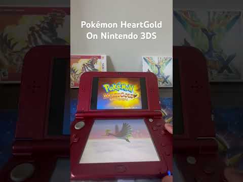 Pokémon HG on 3DS #3ds #ds #pokemon #nintendo #heartgoldsoulsilver #gold #3dsxl