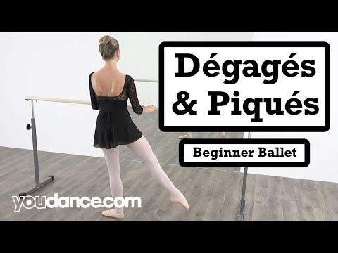 How to Dégagé and Piqué - Beginner Ballet | YouDance.com