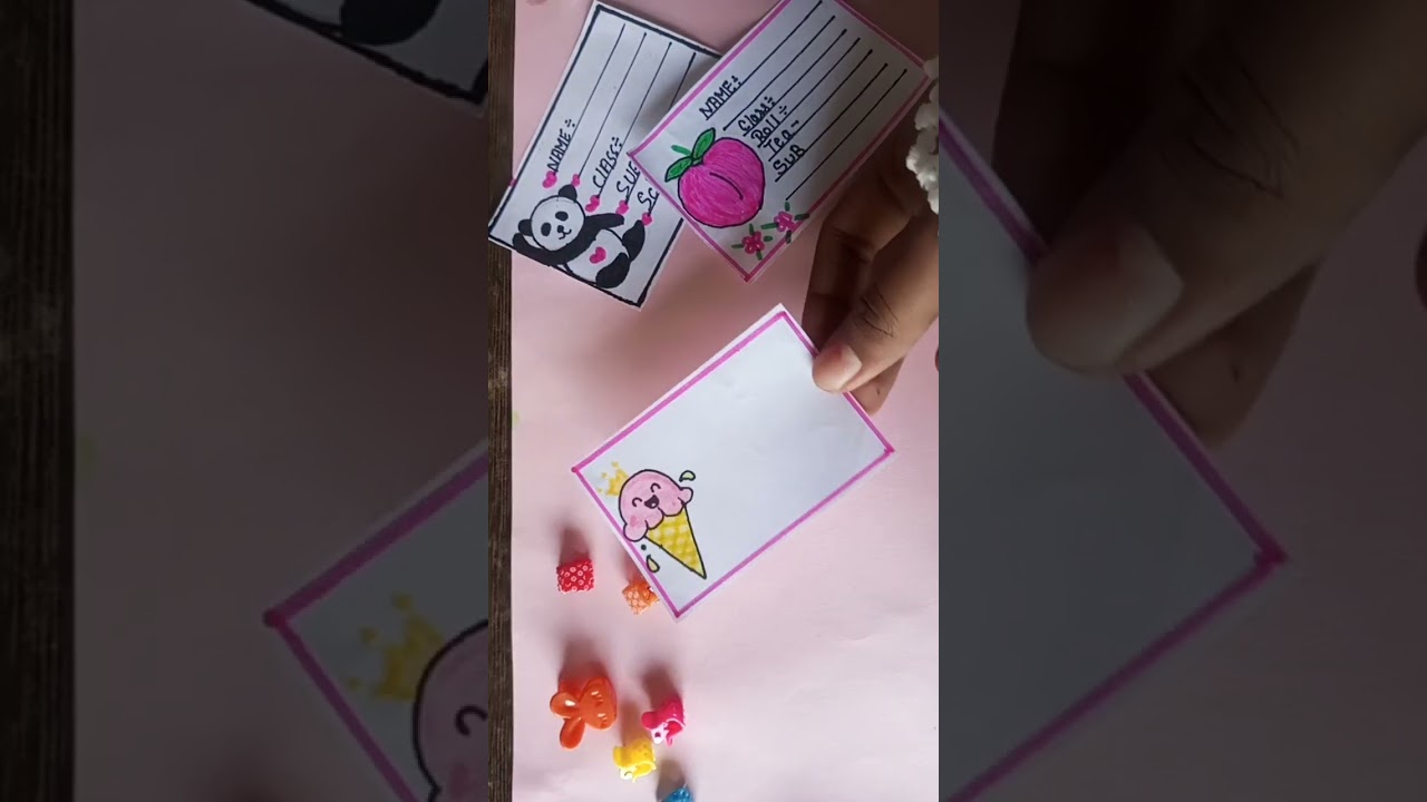 diy#book#label #idea#paper slips#subscribe #craft #cute ❤😍😍😍😍😍😍😍😍