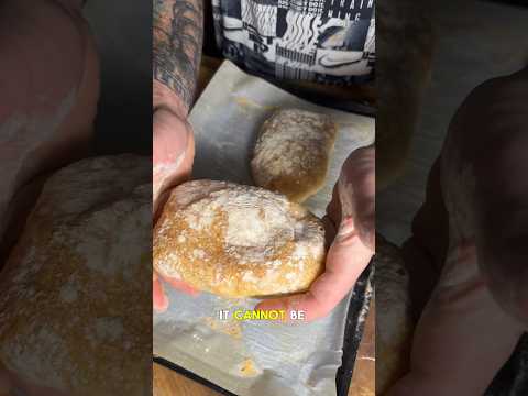 Easiest ciabatta bread. (No kneed) recipe in the description 🔥