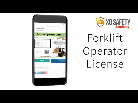 Get A Forklift License - XO Safety Academy