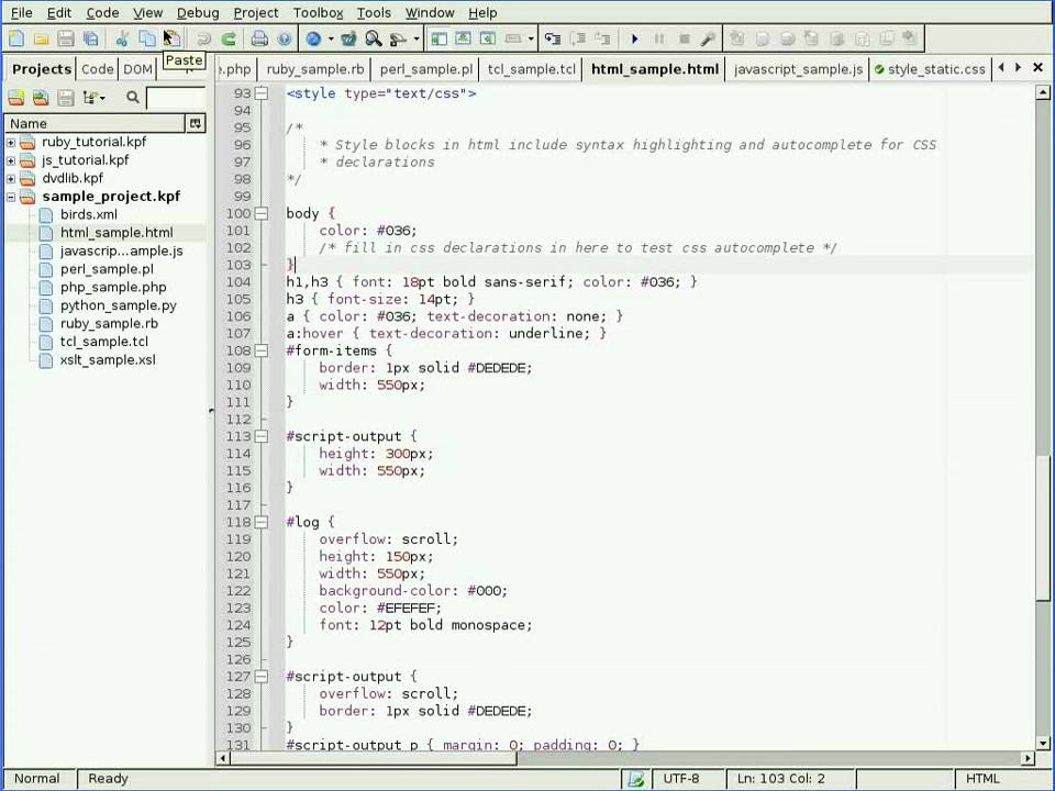 Komodo IDE 4 Introduction from ActiveState