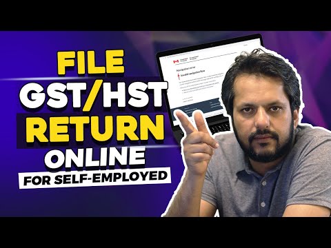 How to file GST/HST return online for self-employed and contractors DIY