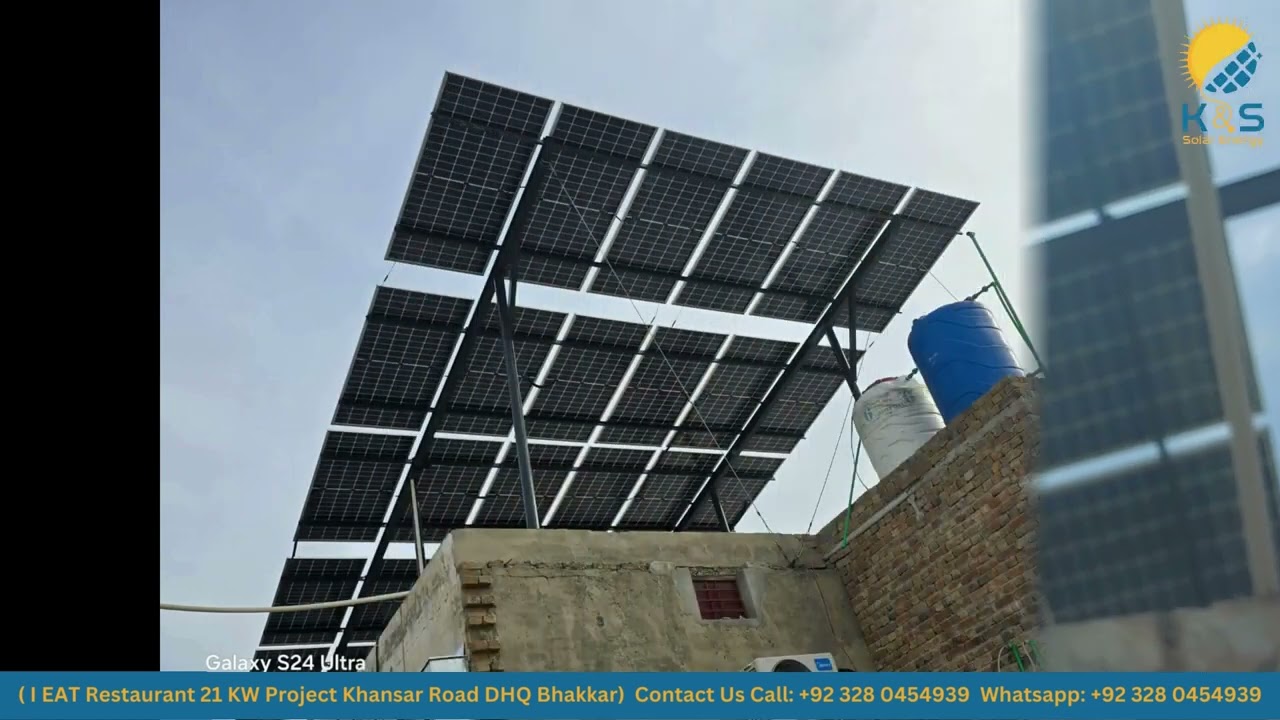 I EAT restaurant  21KW Project Installed by K&S Solar Energy