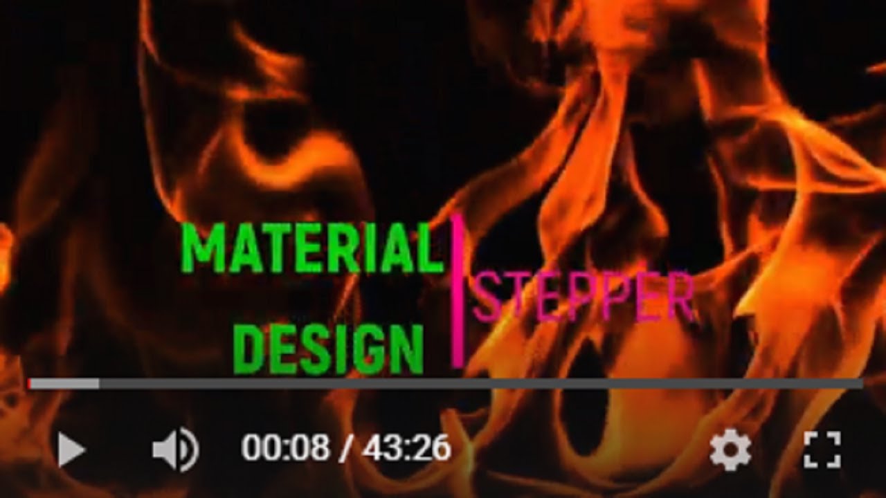 Material Design 10 Stepper Label Implementations
