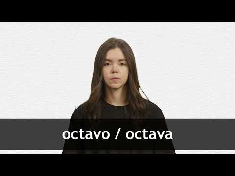Traducción en inglés de “OCTAVO” | Collins Diccionario español-inglés