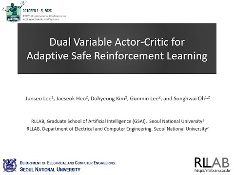 Dual Variable Actor-Critic for Adaptive Safe Reinforcement Learning