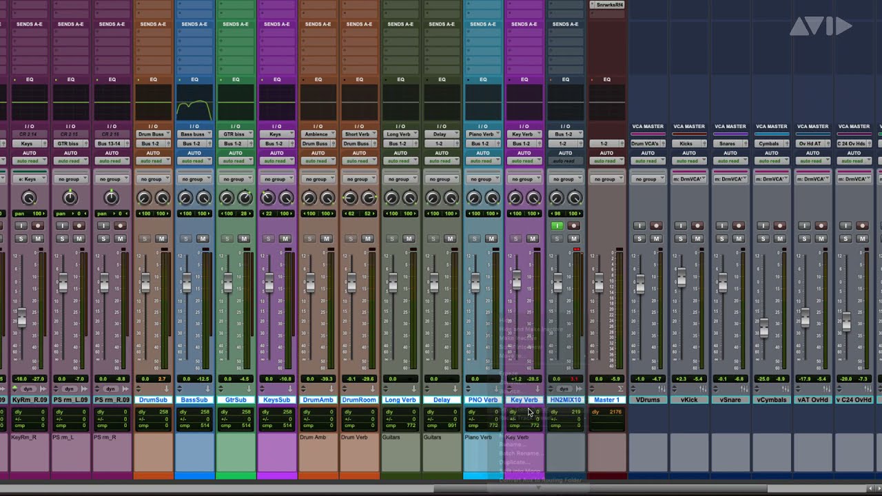 Pro Tools Tech Tips — Track Presets