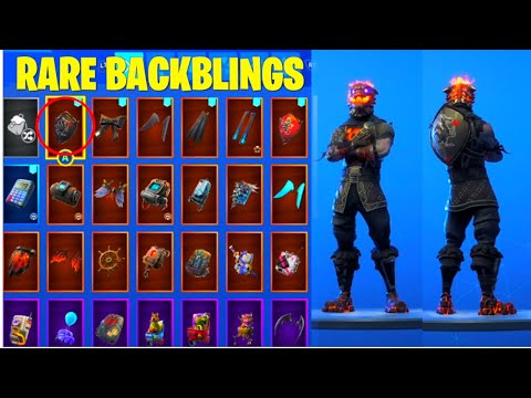 FORTNITE "LAVA LEGENDS" PACK MOLTEN BATTLE HOUND RARE BACKBLINGS!