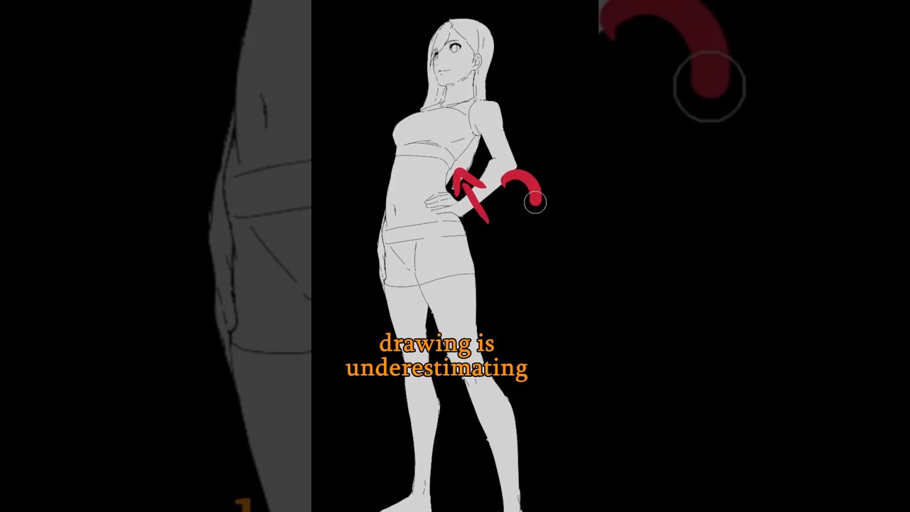 Mistake Drawing Perspective - Quick Art Tips #art #sketch #shorts #tutorial #drawingtutorial #anime