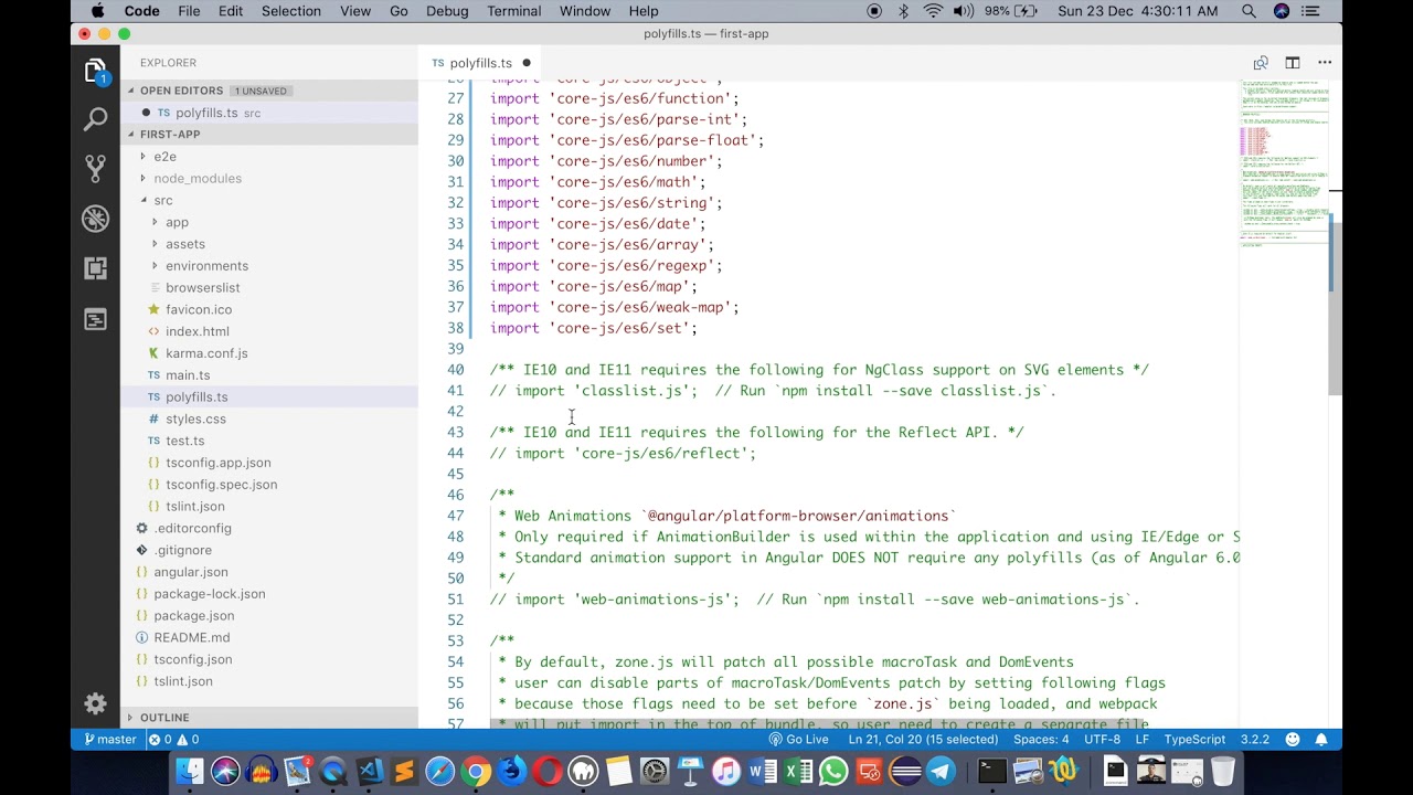 06 Creating our first app using Angular CLI