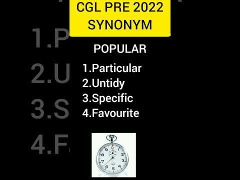 Synonym of Popular #cgl2023 #vocab #mts