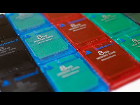 All Playstation 2 Memory Card Colors Released in North America - COLLECTOR'S GUIDE