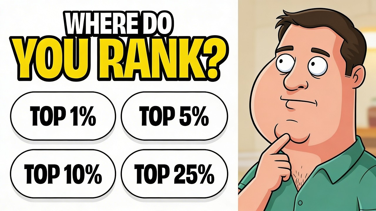 Net Worth and Income of the Top 1%, 5%, 10%, and 25% in America 🇺🇸 (2025 Update)