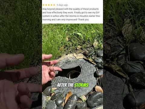 Yard Drainage Product Review from Customer in Houston, Texas