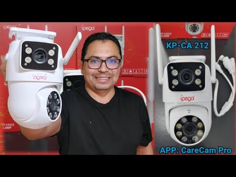 ipega KP-CA212 outdoor WI-FI IP camera how to configure the application: CareCam Pro